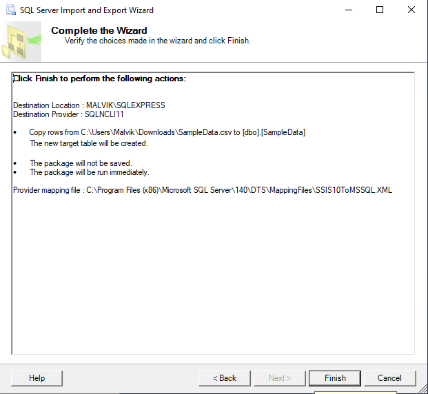 Import CSV File Into SQL Server Using SQL Server Management Studio